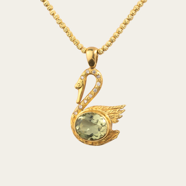 Heliodor Swan Pendant – Jewel Of Africa